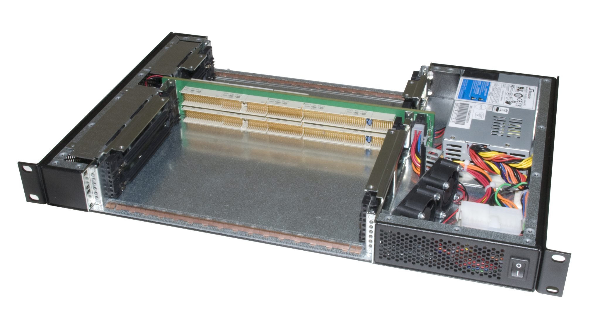 H12 - 1U Compact PCI / VME64x Chassis - Verotec - Electronic Enclosures